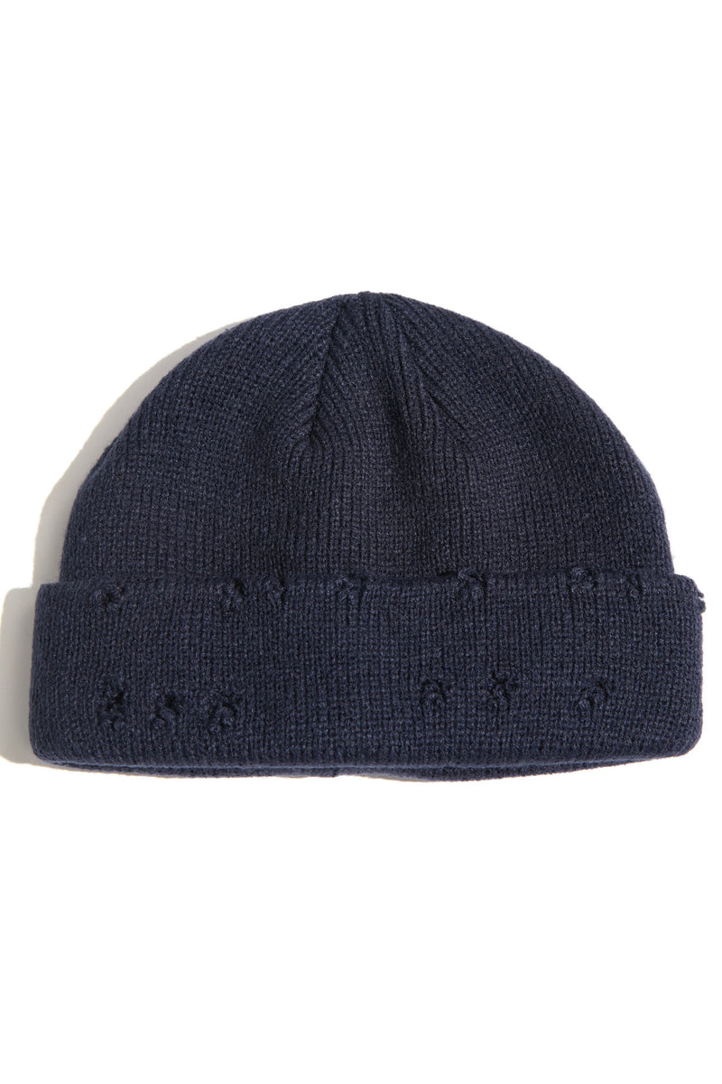 Distressed Beanie - Navy | Fashion Nova, Mens Accessories | Fashion Nova
