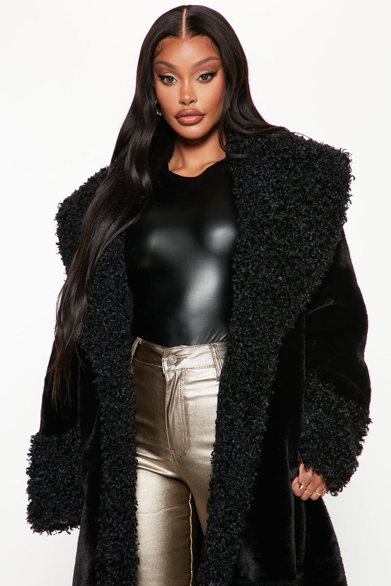 Make Your Night Coat - Black | Fashion Nova, Jackets & Coats | Fashion Nova