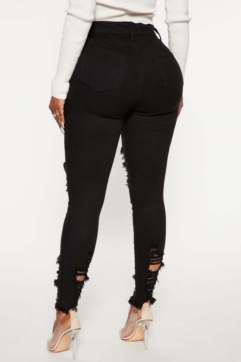 Petite Tell Your Boy Bye Jeans - Black | Fashion Nova, Jeans | Fashion Nova