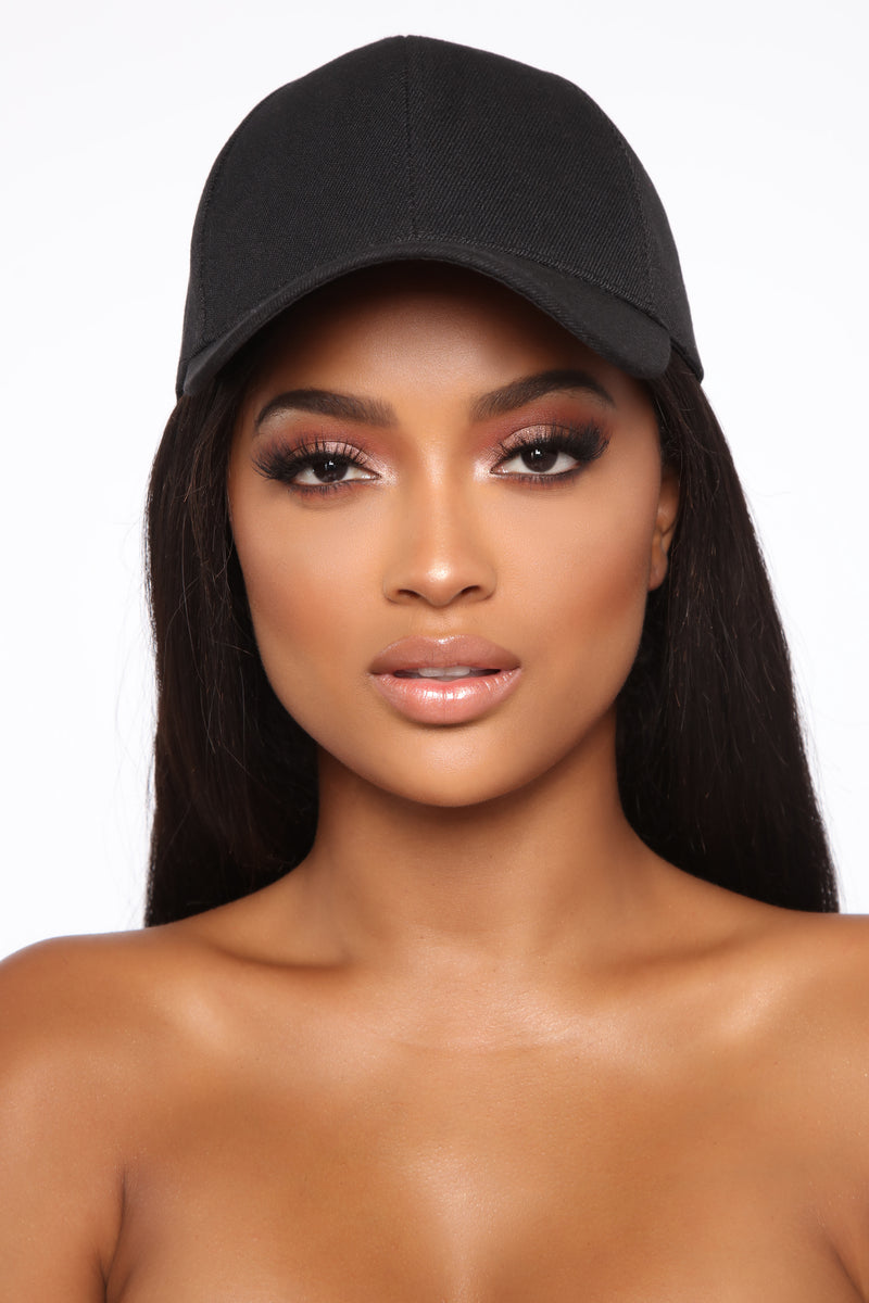No Cap Baseball Cap - Black | Fashion Nova, Accessories | Fashion Nova