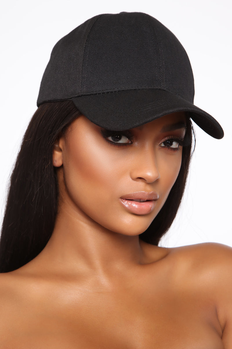 No Cap Baseball Cap - Black | Fashion Nova, Accessories | Fashion Nova