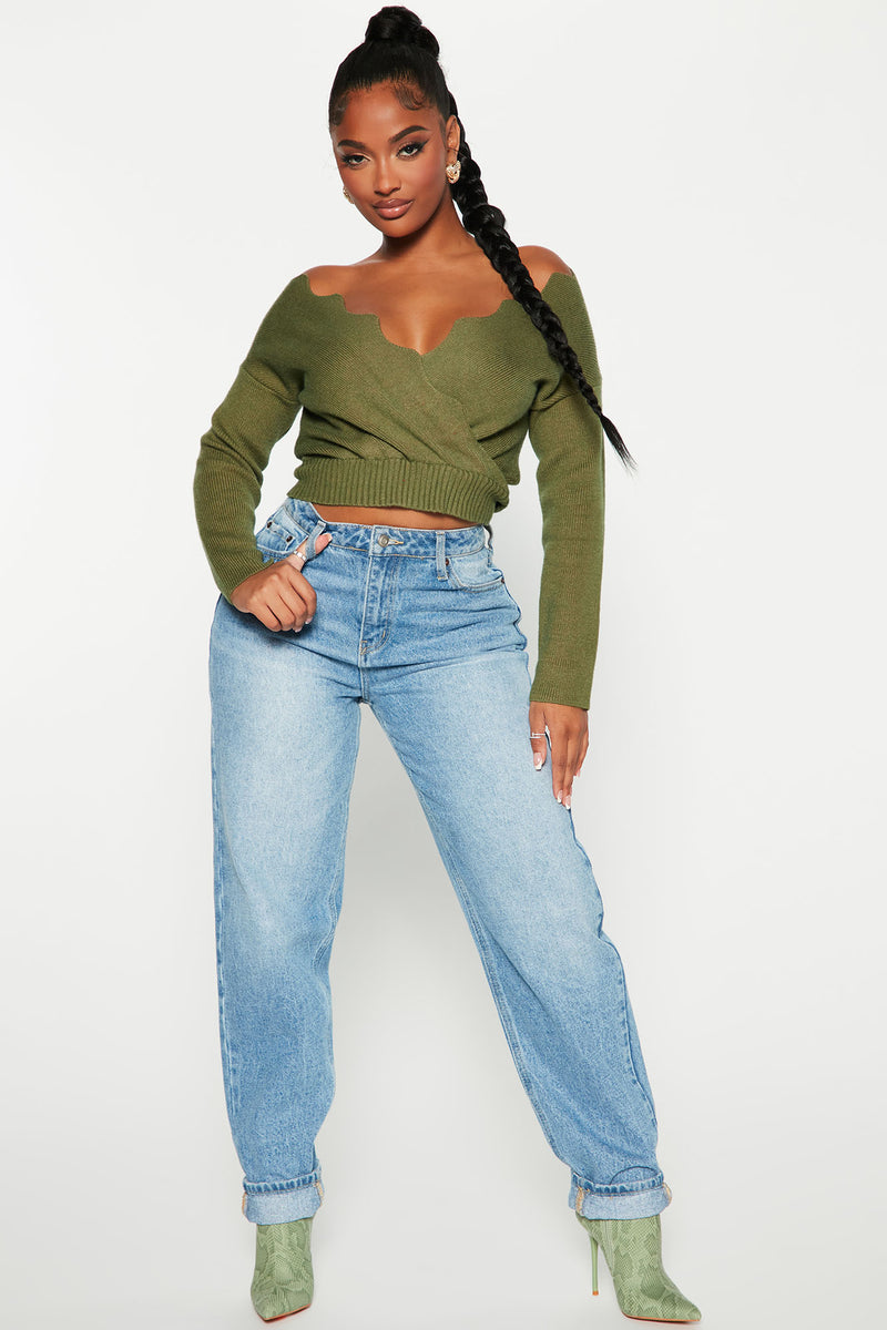 Finding Love Sweater - Green | Fashion Nova, Sweaters | Fashion Nova