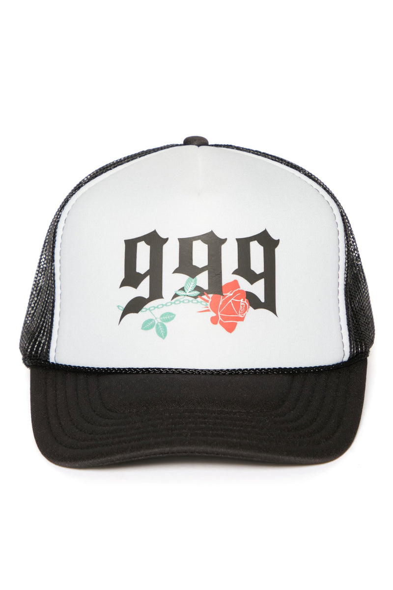 Juice WRLD 999 Club Trucker Hat - White/Black | Fashion Nova, Mens ...