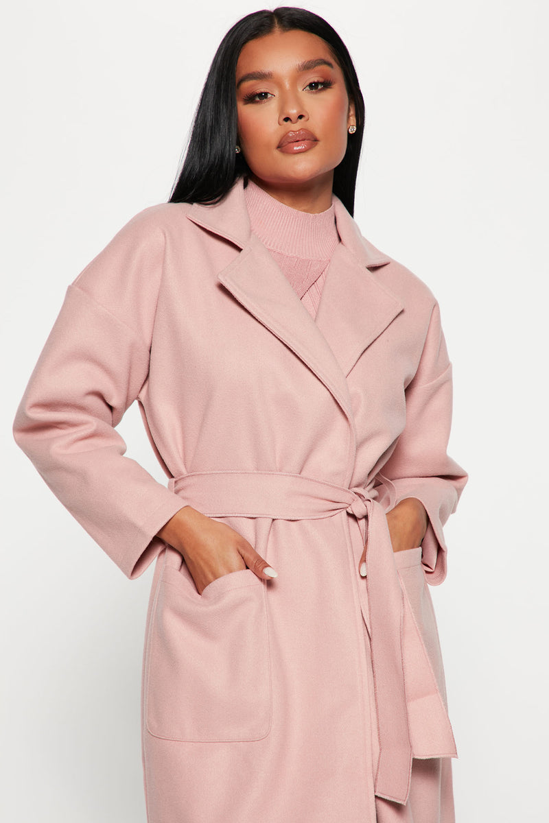 It's A Wrap Wool Coat - Pink | Fashion Nova, Jackets & Coats | Fashion Nova