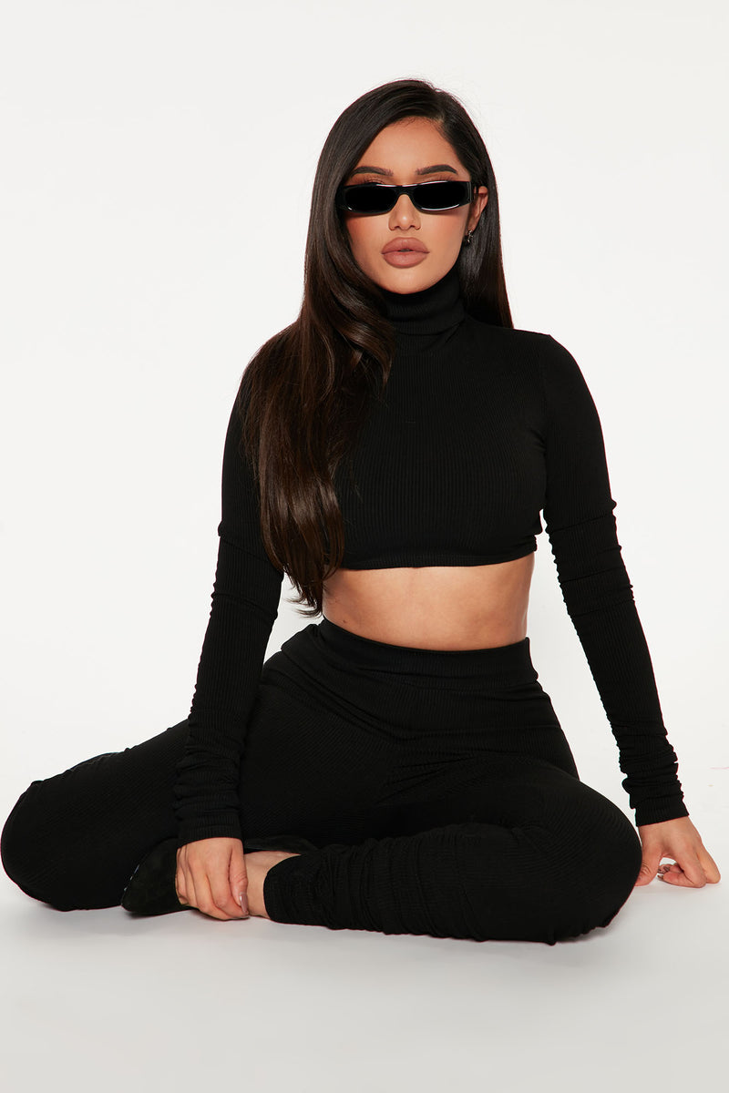 Riley Snatched Legging Set - Black | Fashion Nova, Matching Sets | Fashion Nova