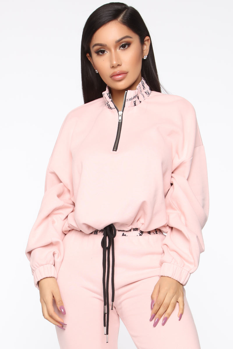 Pow Wow Crop Sweatshirt - Mauve | Fashion Nova, Knit Tops | Fashion Nova
