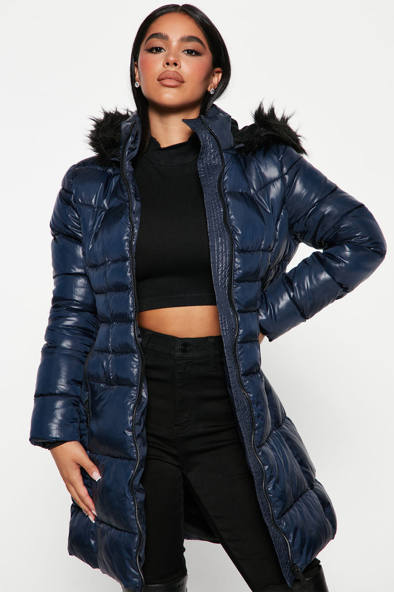 Cabin Fever Puffer Coat - Navy | Fashion Nova, Jackets & Coats ...