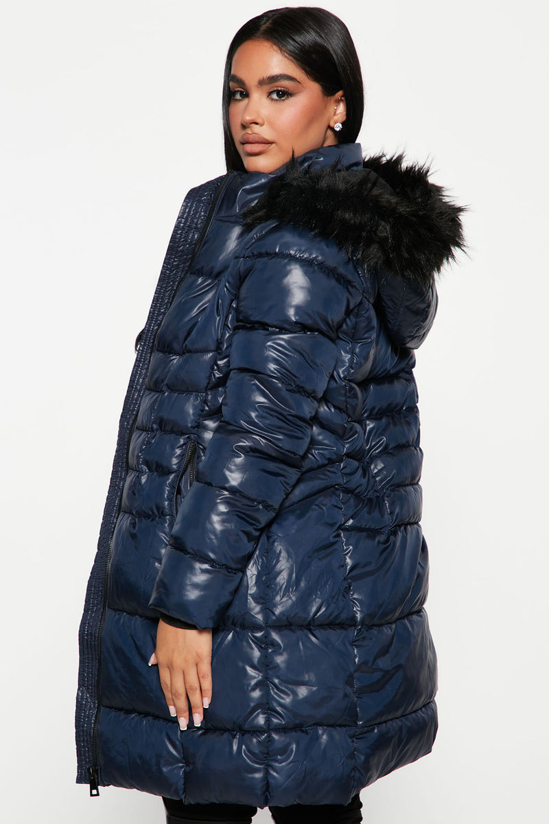 Cabin Fever Puffer Coat - Navy | Fashion Nova, Jackets & Coats ...