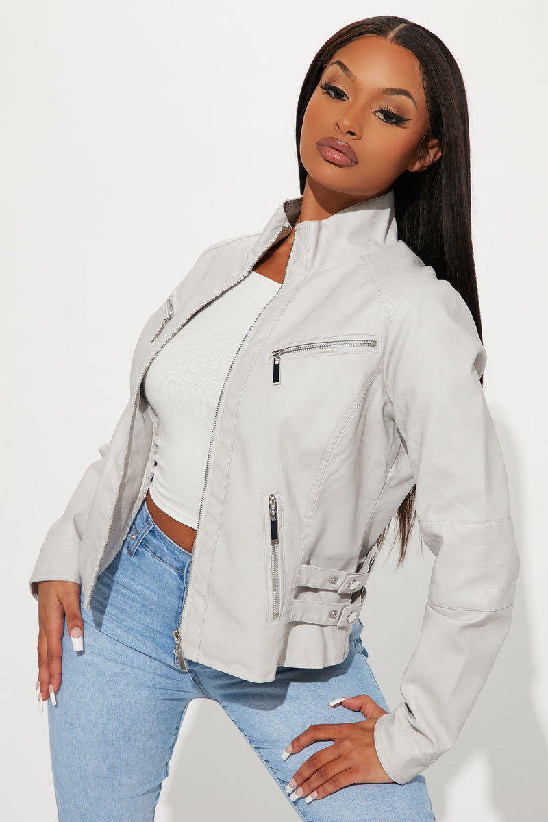 Latest Upgrade Moto Jacket - Stone | Fashion Nova, Jackets & Coats ...