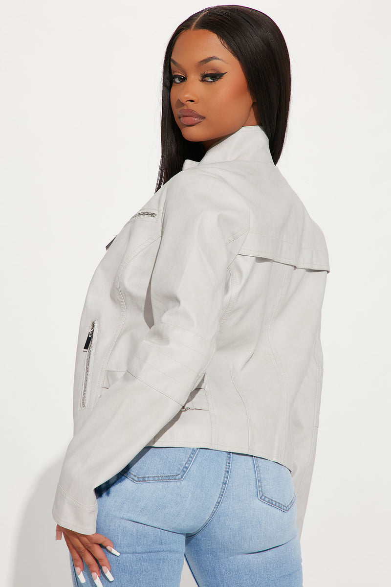Latest Upgrade Moto Jacket - Stone | Fashion Nova, Jackets & Coats ...