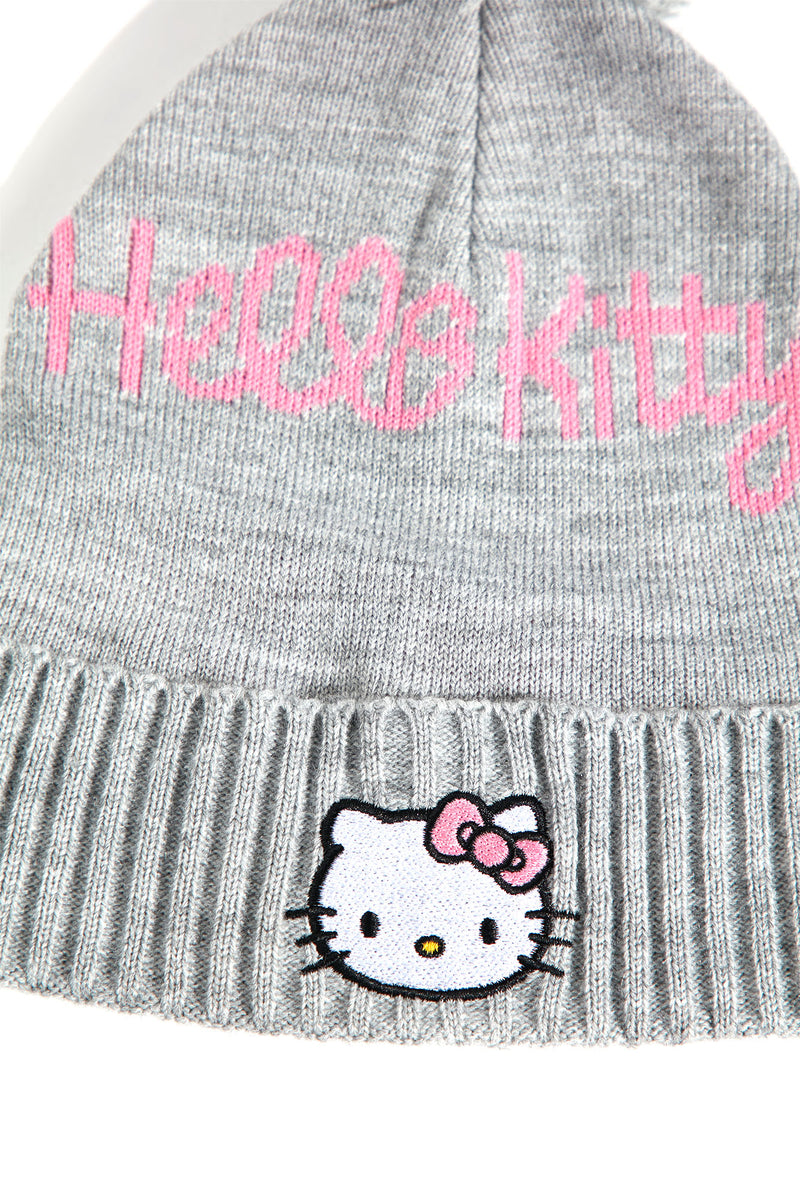 Mini Hello Kitty Script Beanie - Heather Grey | Fashion Nova, Kids Hats ...