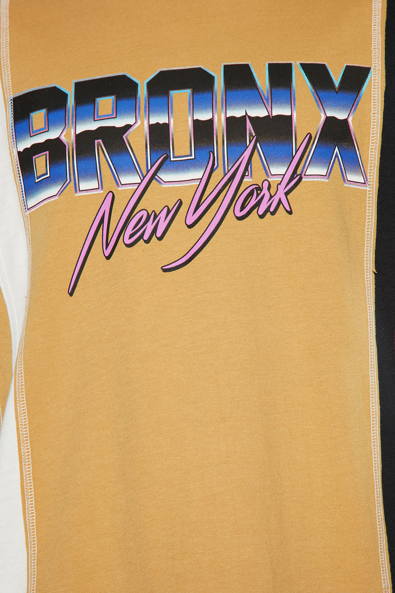 Bronx NY Panel Short Sleeve Tee - Sand | Fashion Nova, Mens Tees ...