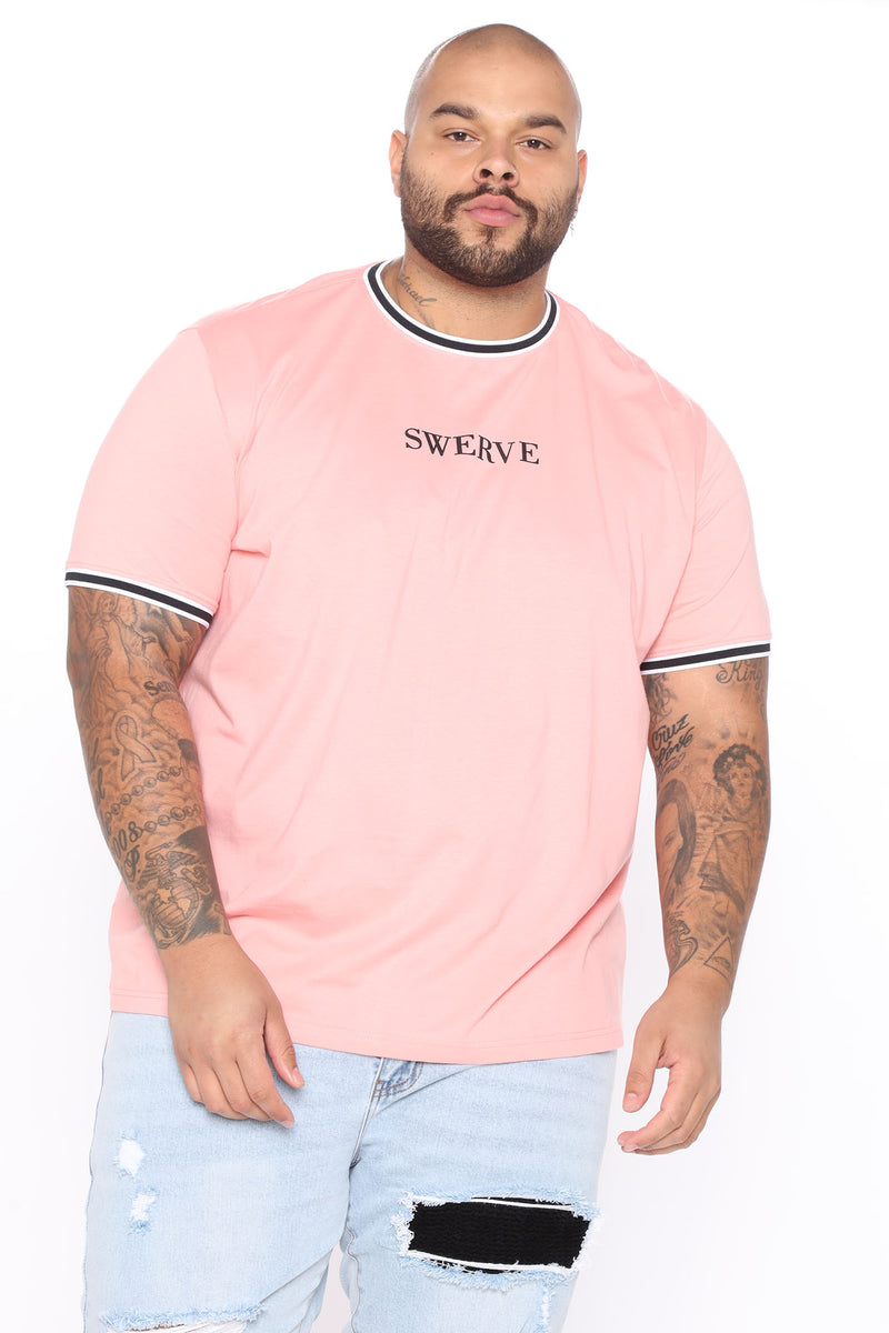 Swerve Short Sleeve Tee - Pink | Fashion Nova, Mens Tees & Tanks ...