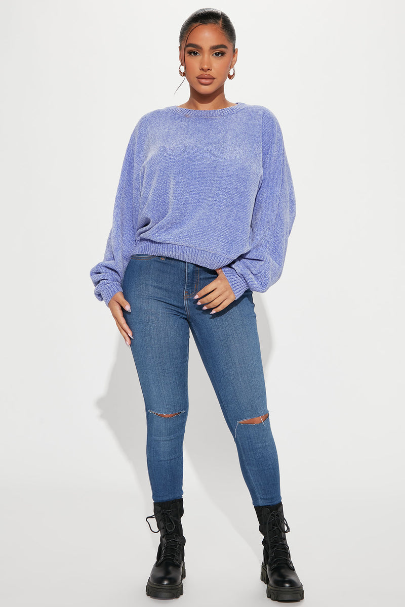 Time Flies Chenille Sweater - Periwinkle | Fashion Nova, Sweaters ...