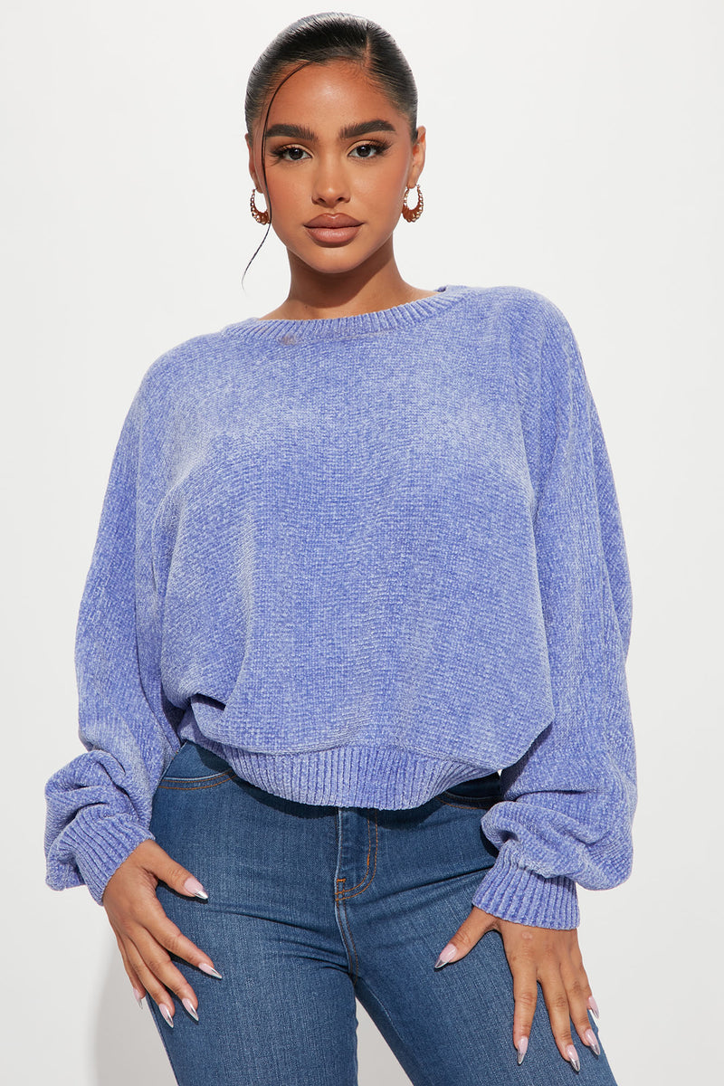 Time Flies Chenille Sweater - Periwinkle | Fashion Nova, Sweaters ...