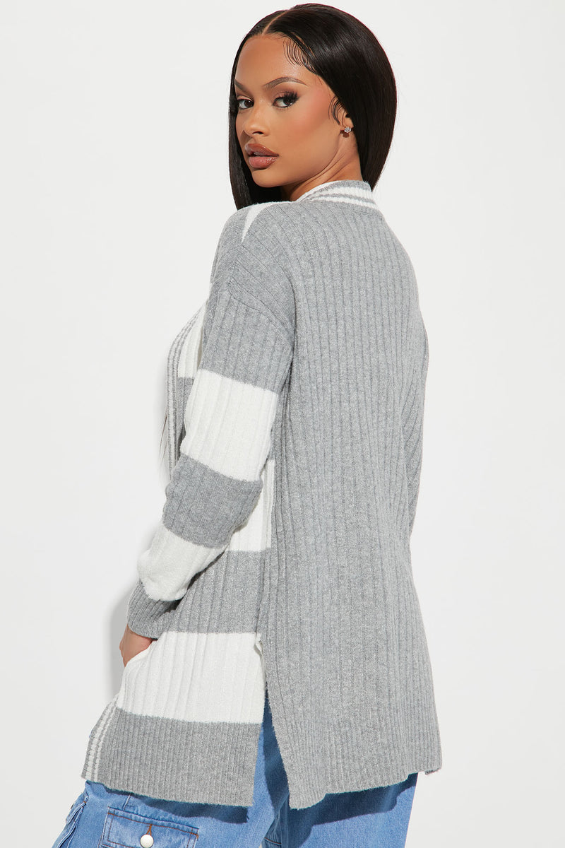 Mixed Messages Open Front Cardigan - Ivory/combo | Fashion Nova ...