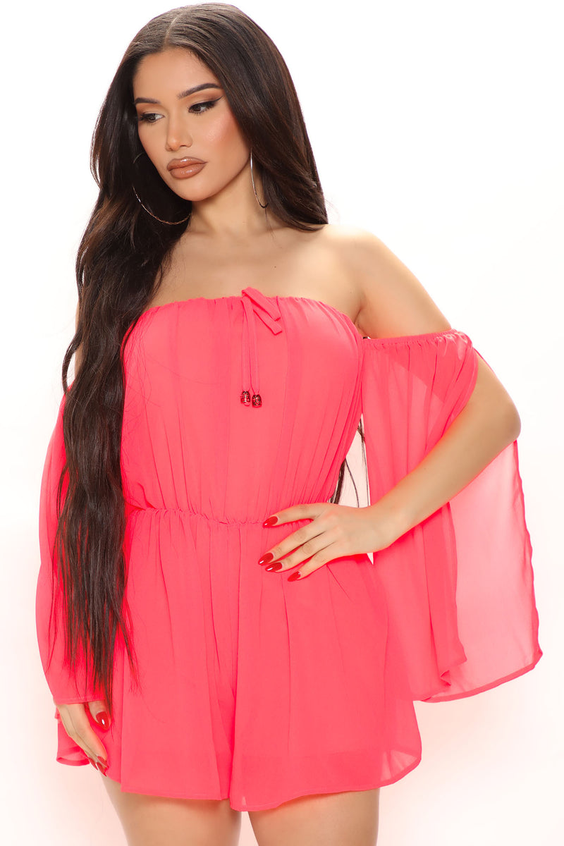 Chasing Summer Romper - Neon Pink | Fashion Nova, Rompers | Fashion Nova
