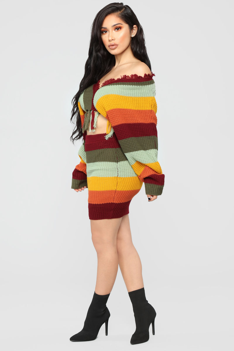 Adilynn Stripe Set - Multi | Fashion Nova, Luxe | Fashion Nova