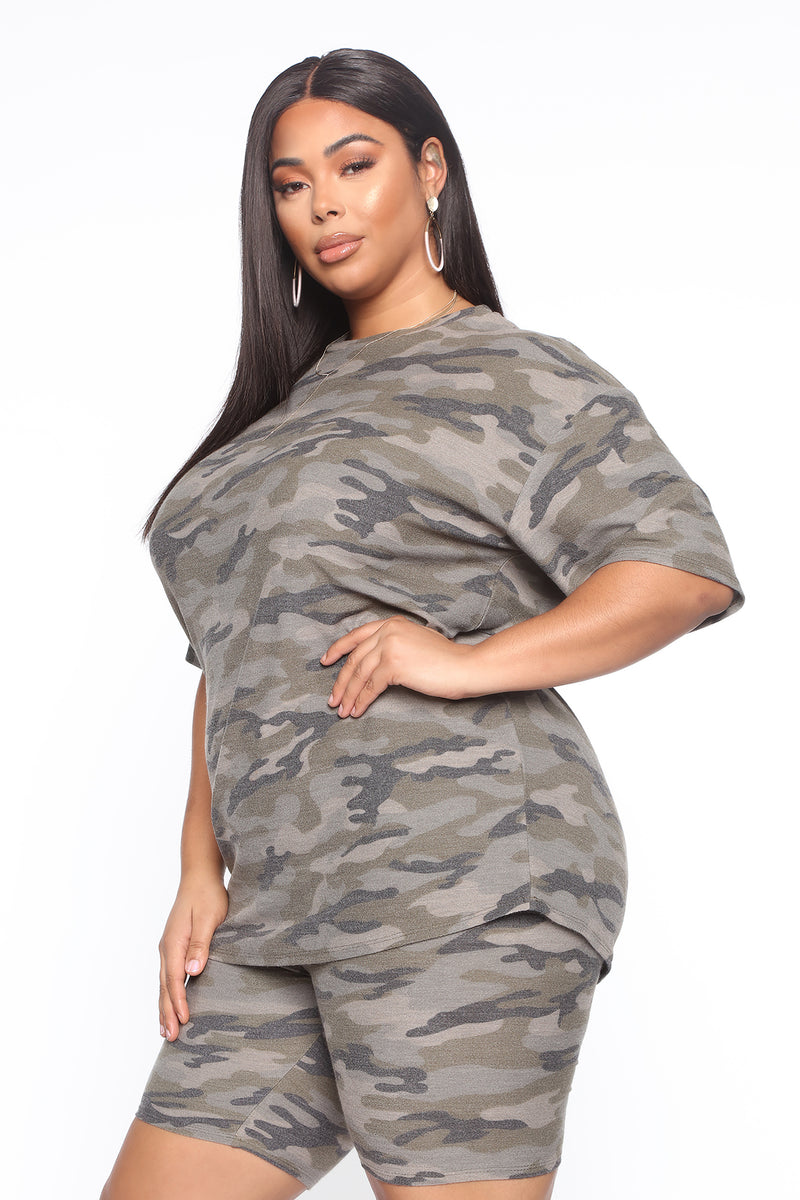 Tamia II Camo Biker Short Set - Camouflage | Fashion Nova, Matching Sets | Fashion Nova