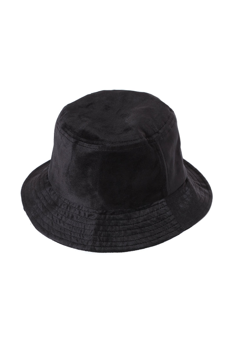 Smooth Touch Velvet Bucket Hat - Black | Fashion Nova, Mens Accessories ...