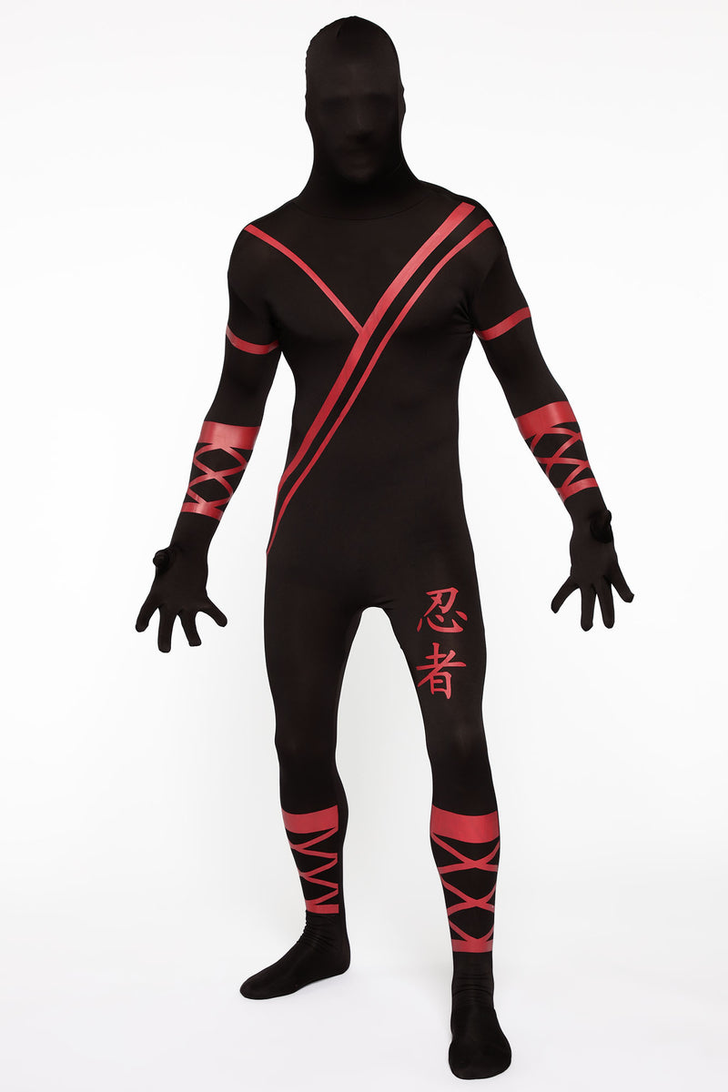 Ninja Man Skin Suit Costume - Black/Combo | Fashion Nova, Mens Costumes ...