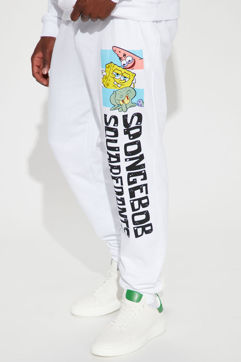 Spongebob Squarepants Stacked Character Jogger - White | Fashion Nova ...