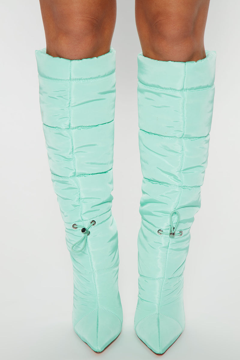 In With The New Knee High Boots - Mint | Fashion Nova, Shoes | Fashion Nova