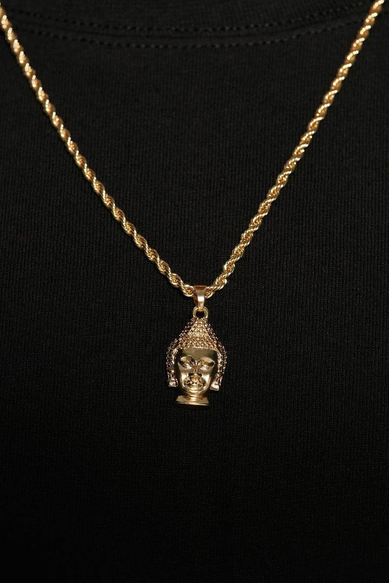 Only Buddha Chain Necklace - Gold | Fashion Nova, Mens Jewelry ...