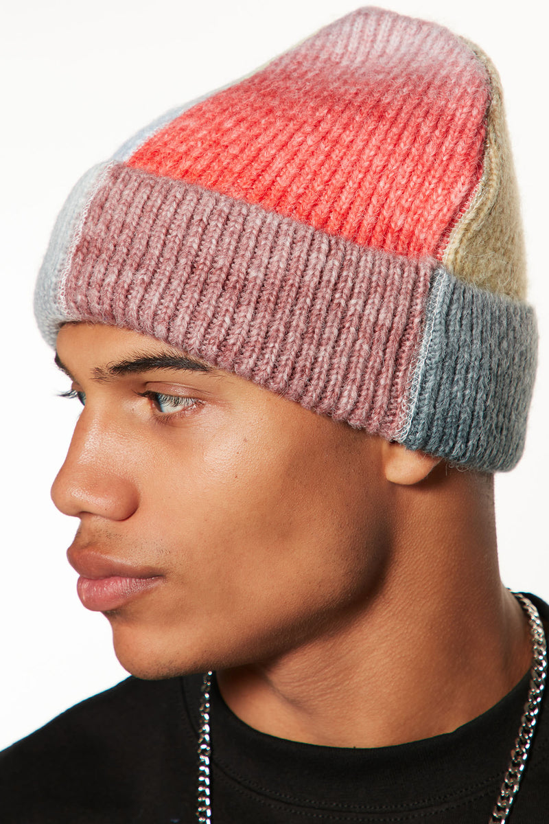 Chunky Colorblock Beanie - Multi Color | Fashion Nova, Mens Accessories | Fashion Nova