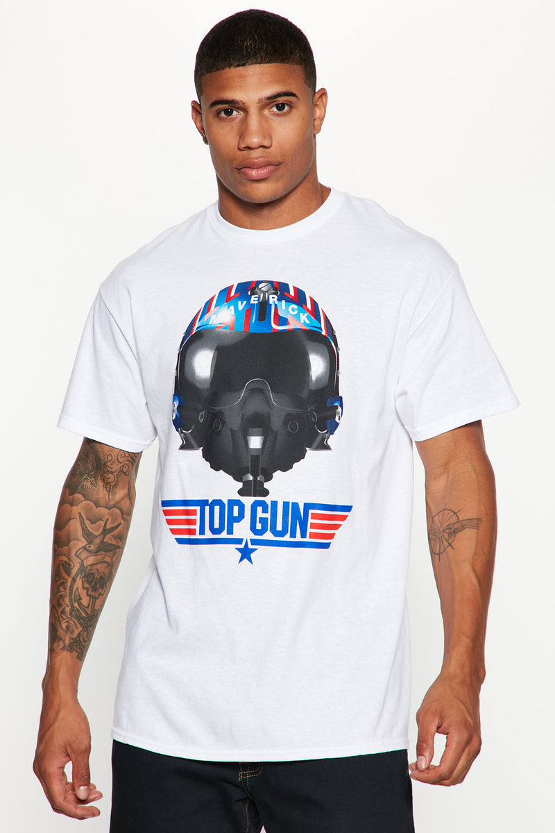 Top Gun Maverick Short Sleeve Tee - White | Fashion Nova, Mens Graphic ...