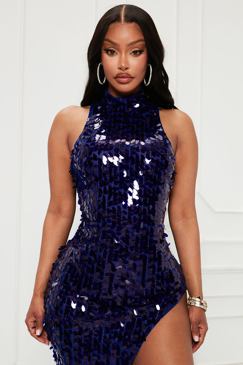 Tasha Sequin Maxi Dress - Royal | Fashion Nova, Dresses | Fashion Nova