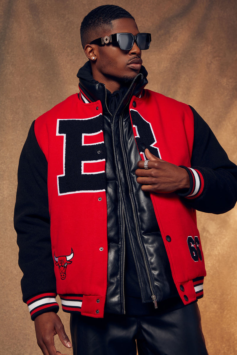 Chicago Bulls Loyalty Varsity Jacket - Red | Fashion Nova, Mens Jackets ...
