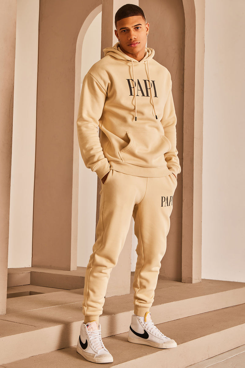 Family Goals Papi Jogger - Tan | Fashion Nova, Mens Fleece Bottoms | Fashion Nova