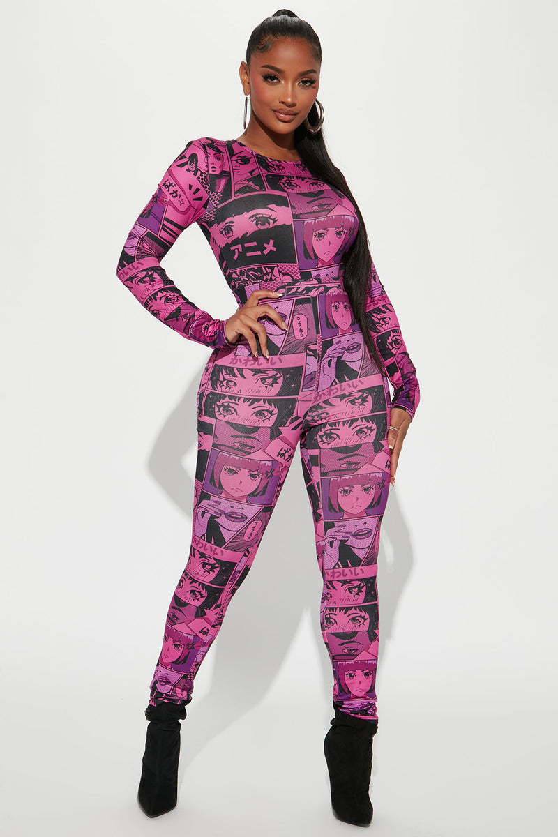Anime Girl Bodysuit - Magenta/combo | Fashion Nova, Bodysuits | Fashion ...
