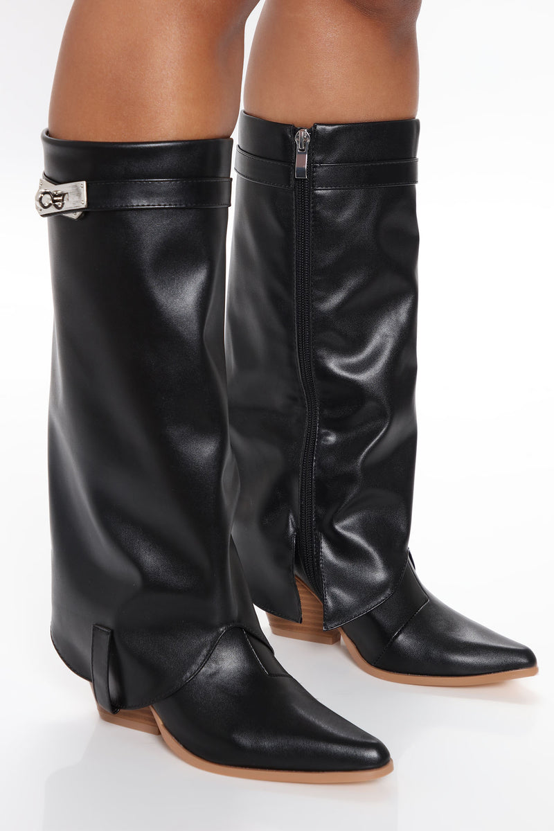 Chic And Classy Boots - Black | Fashion Nova, Shoes | Fashion Nova