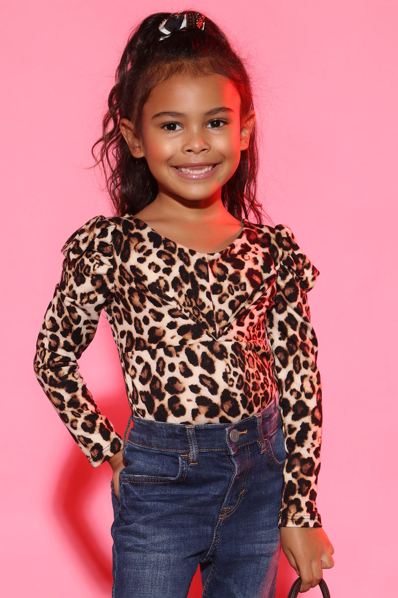 Mini Sheer Heart Bodysuit - Brown/combo | Fashion Nova, Kids Tops & T ...