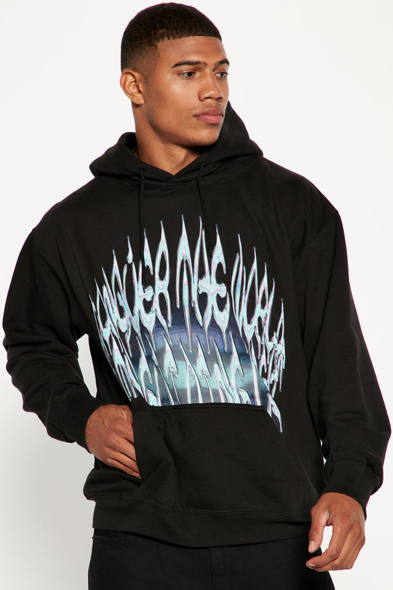 Trippy Conquer Hoodie - Black | Fashion Nova, Mens Fleece Tops | Fashion Nova