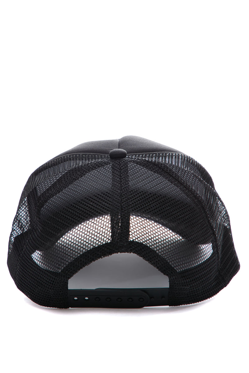Chrome Ways Trucker Hat - Black | Fashion Nova, Mens Accessories ...