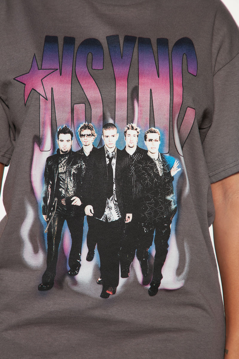 NSYNC Washed Tee - Charcoal/combo | Fashion Nova, Screens Tops and ...