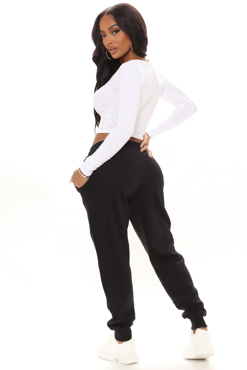 Morning Coffee Basic Sweatpants - Black | Fashion Nova, Pants | Fashion ...