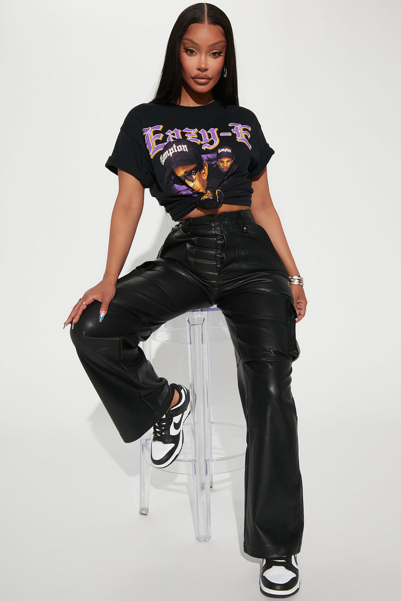 Eazy-E Graphic T-Shirt - Black | Fashion Nova, Screens Tops and Bottoms ...