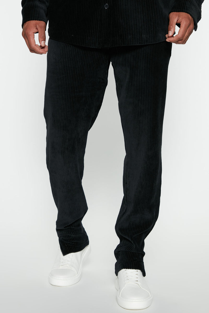 Luxury Knit Ribbed Pants - Black | Fashion Nova, Mens Pants | Fashion Nova