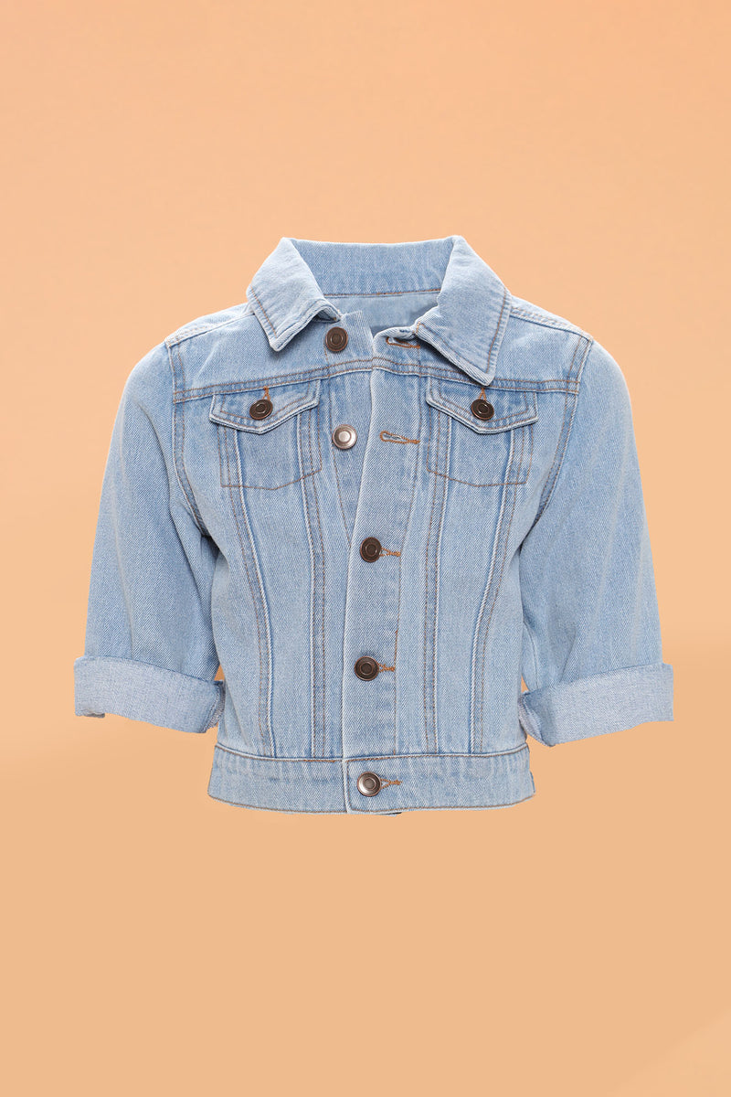 Mini Snoopy Generation Denim Jacket - Light Blue Wash | Fashion Nova ...