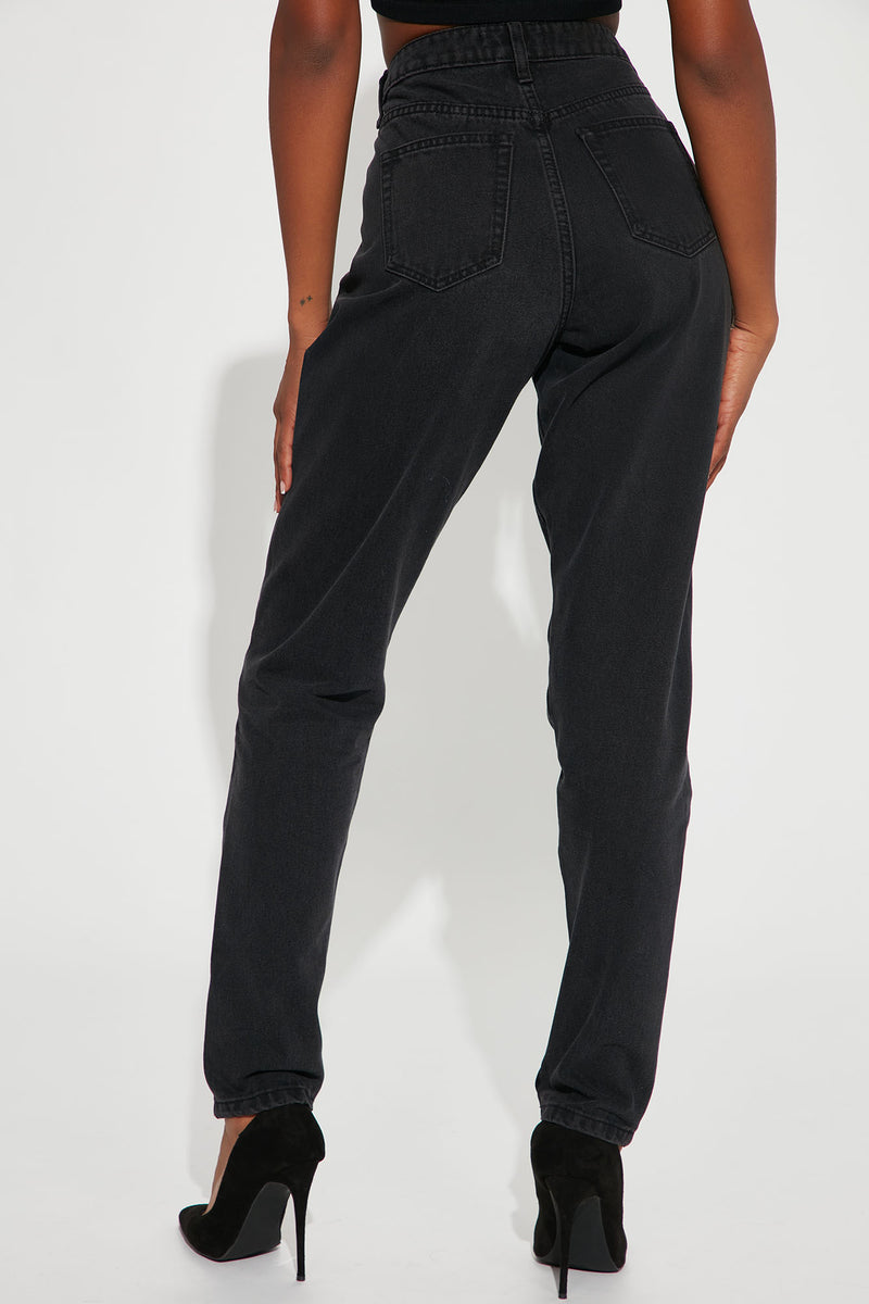Tall Let's Rewind Mom Jeans - Black | Fashion Nova, Jeans | Fashion Nova