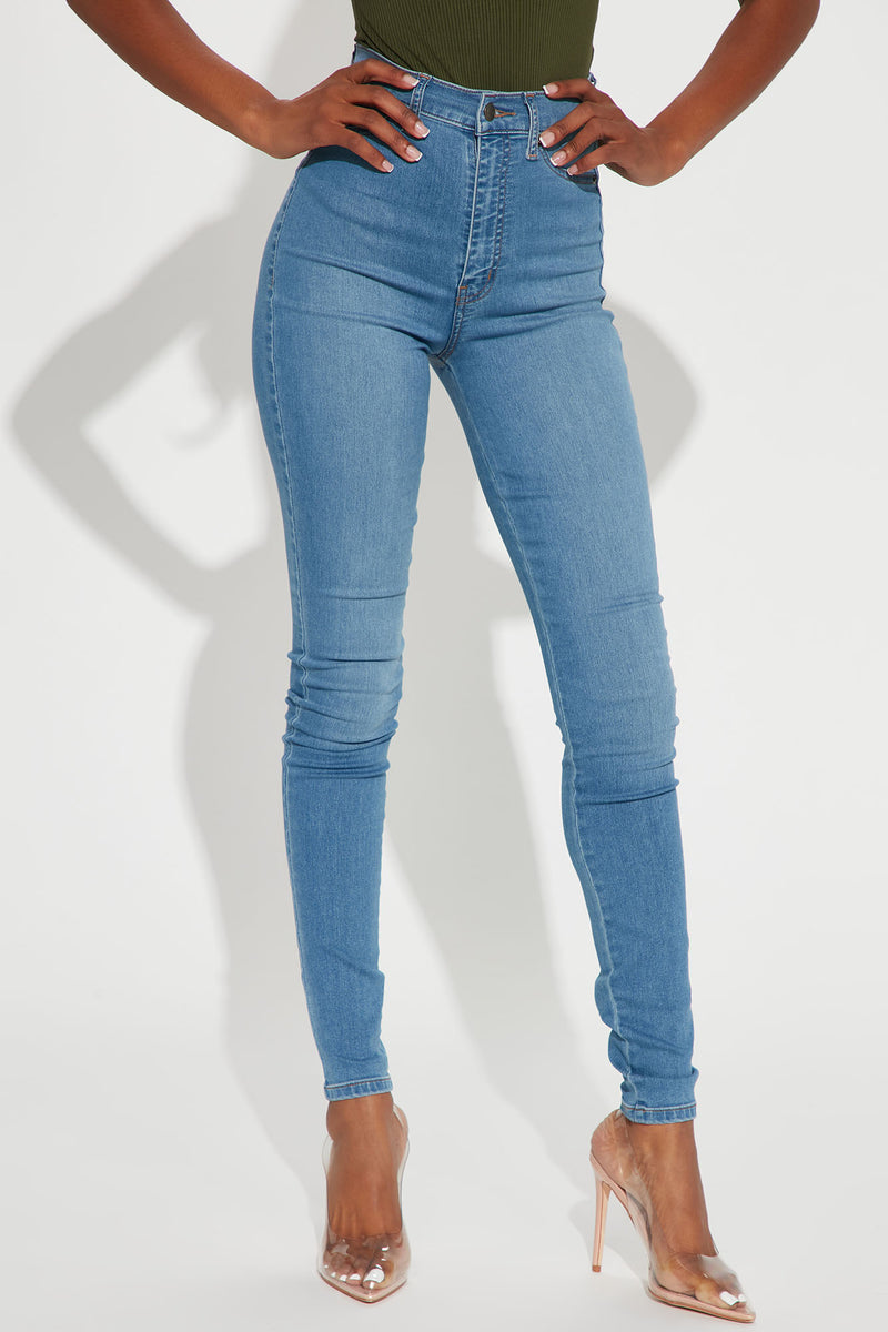 Tall Flex Game Strong Super High Rise Skinny Jeans - Light Wash ...