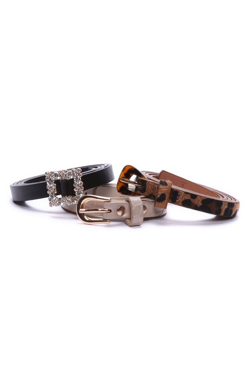 Attention Seeker Belt Set - Multi Color | Fashion Nova, Accessories ...