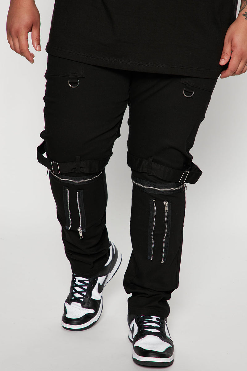 Within The Lines Buckle Pants - Black | Fashion Nova, Mens Pants ...