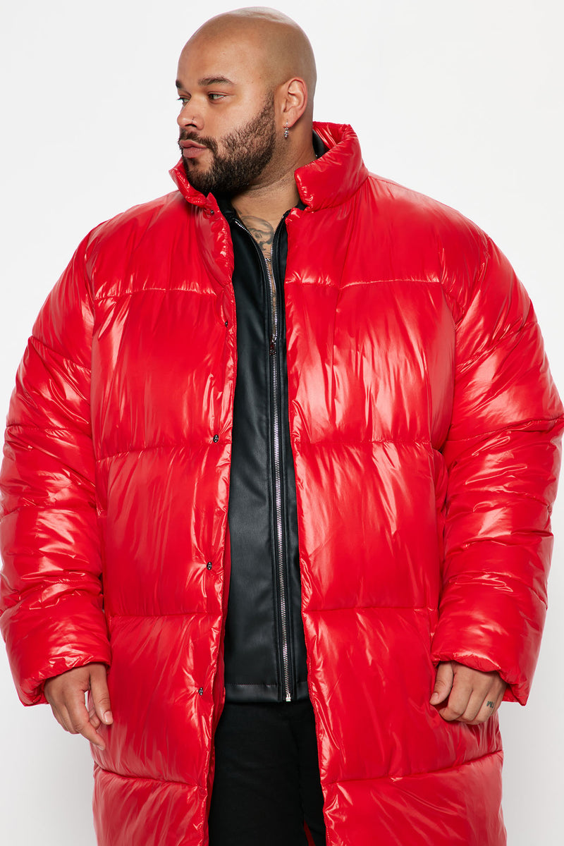 Red Winter Jacket Men