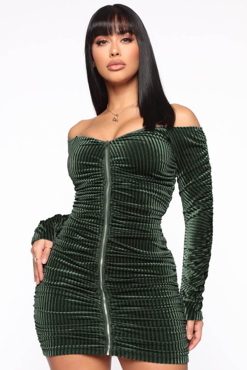 Call Me At Midnight Mini Dress - Hunter | Fashion Nova, Dresses ...