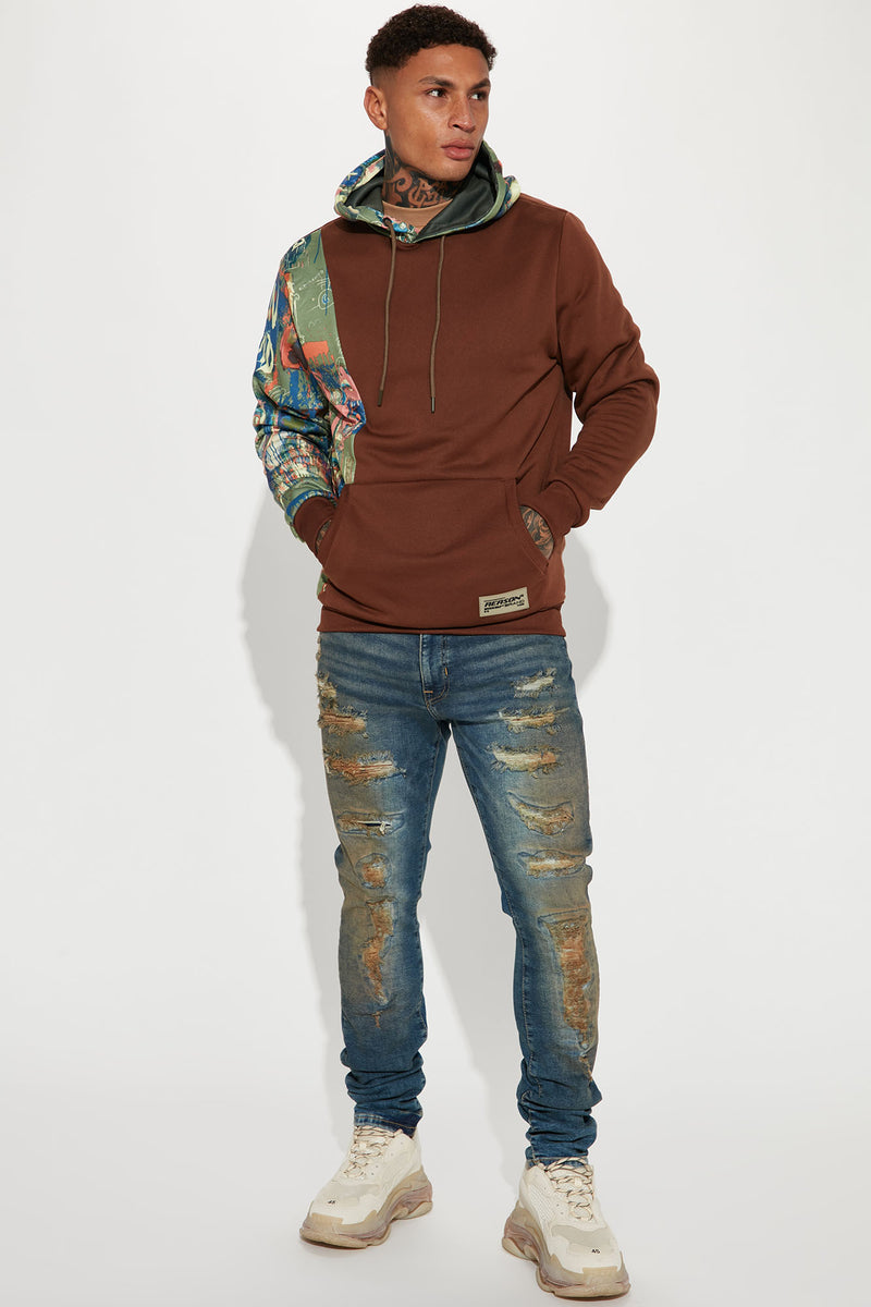 Rich Gang Hoodie - Brown | Fashion Nova, Mens Graphic Tees | Fashion Nova
